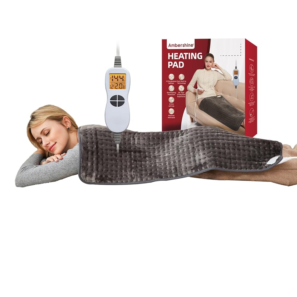 What makes the best heating pad? Ambershine King Size review for pain ...